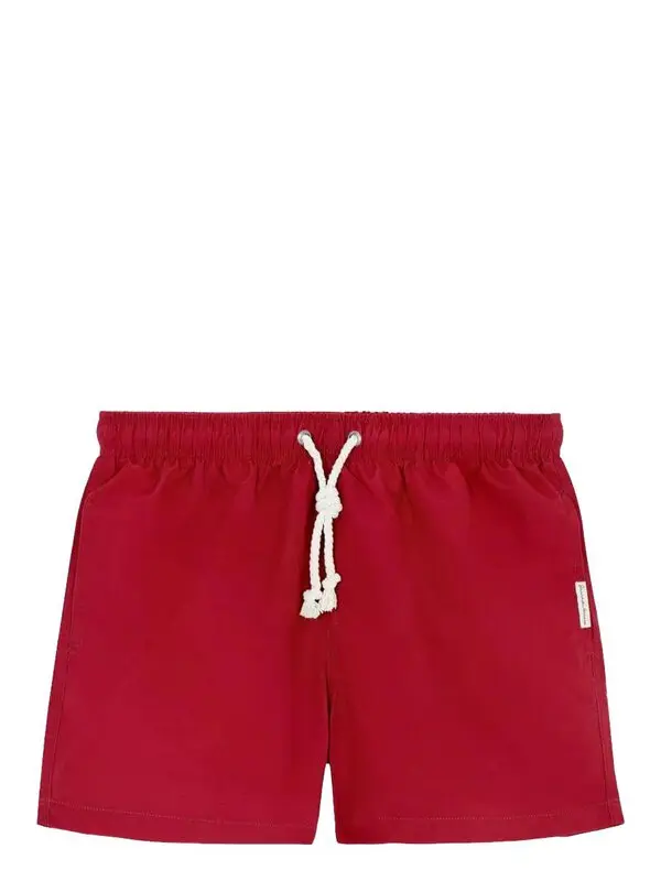 GASSA D AMANTE Drawstring Swim Shorts - Red