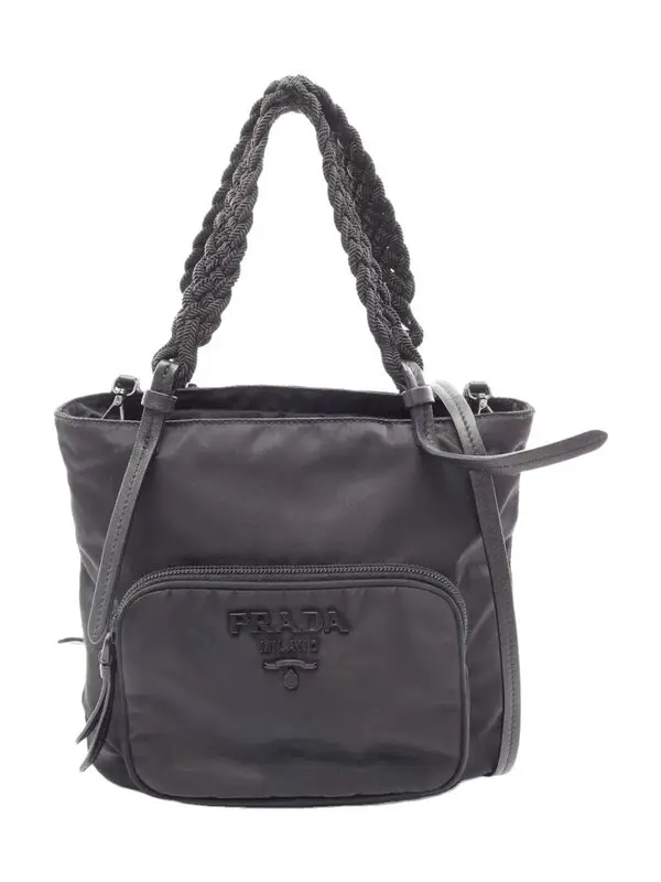 Prada Tessuto Tote Bag - Black