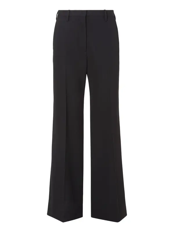 Fendi Tailored Wool Trousers - Black