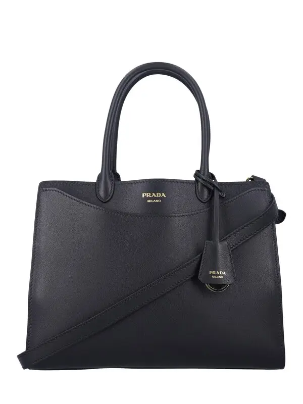 Prada Calf Leather Handbag - Nero