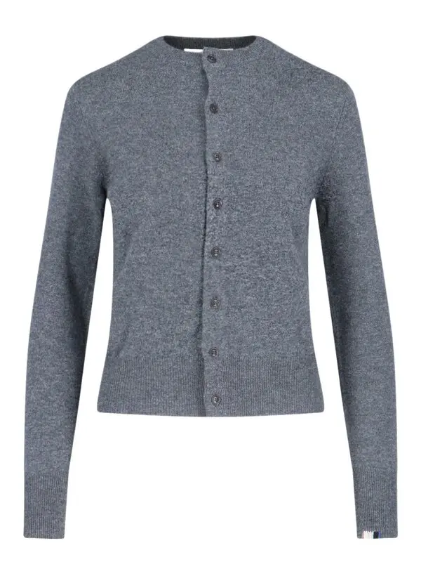 EXTREME CACHMERE Button-front Cardigan - Grey