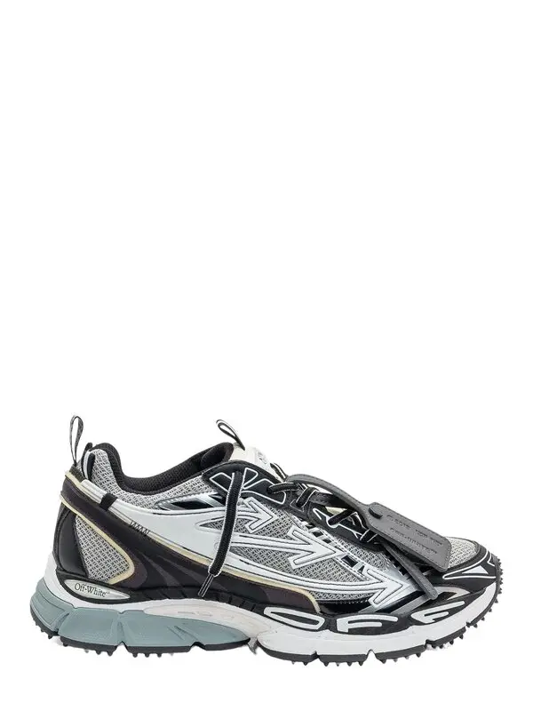 Off-White Leather High-top Sneakers - Black