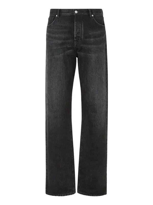 Fendi S Straight-leg Jeans - Black
