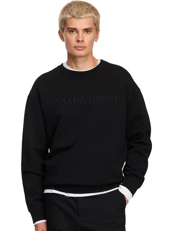 Canada Goose Rove Embroidered Sweatshirt - Black