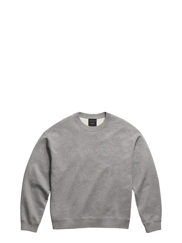 Canada Goose Rove Embroidered Sweatshirt - Stone Heather
