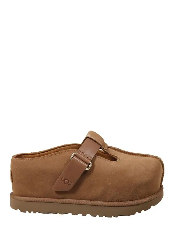 UGG Goldenstar Hi Suede Mules - Beige