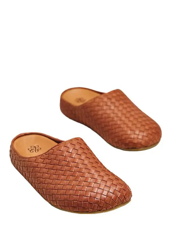 THE SAK Bolinas Woven Clogs - Cognac