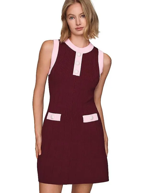 Endless Rose Knit Shift Dress - Pink Pattern