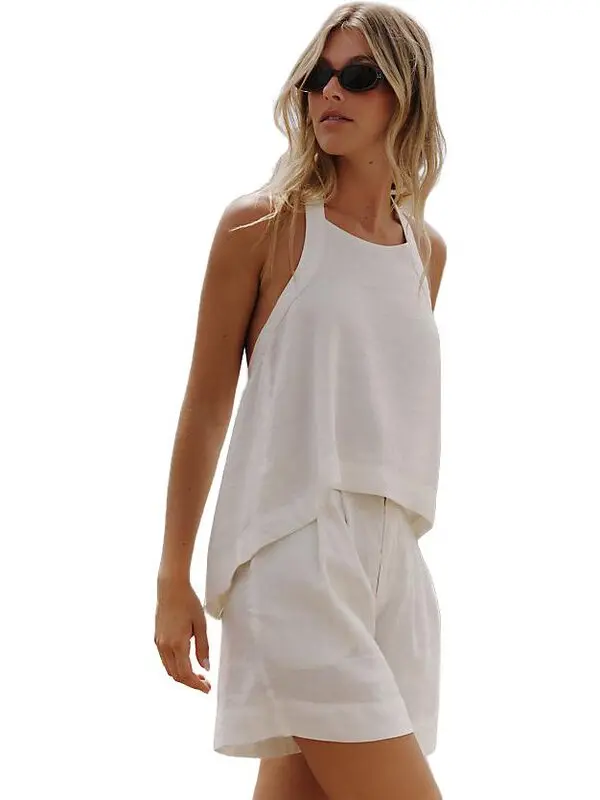 L*Space Milly Halter Top - Cream