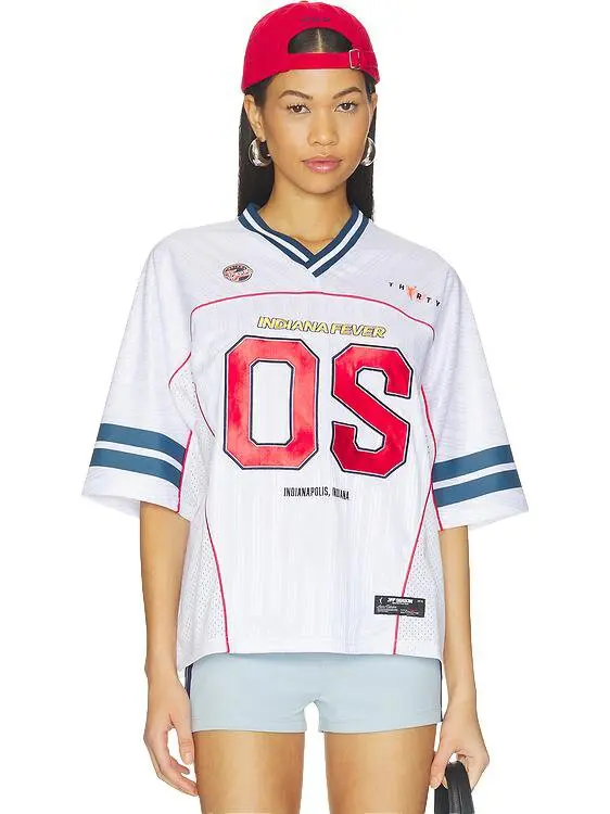 OFF SEASON Indiana Fever Boxy Top - White