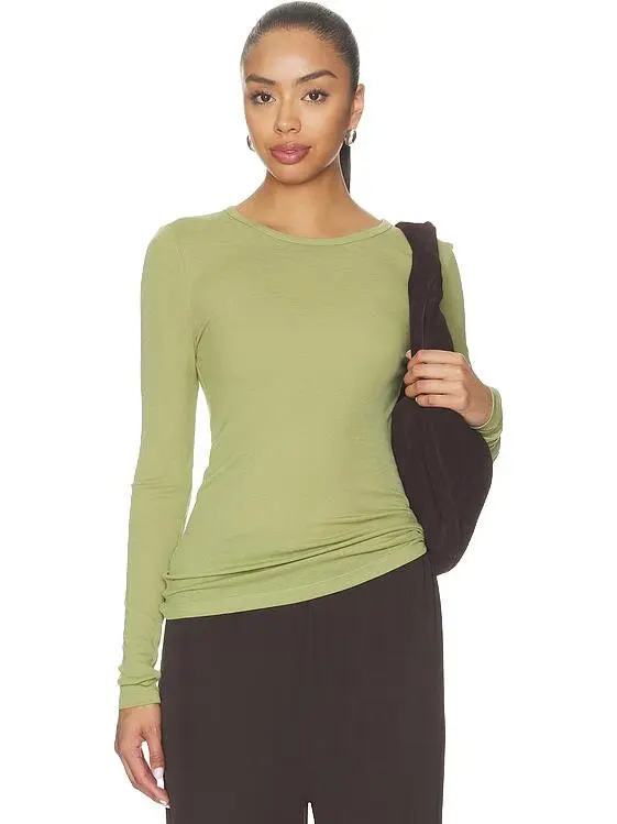 SAMSOE SAMSOE Long Sleeve T-shirt - Mosstone