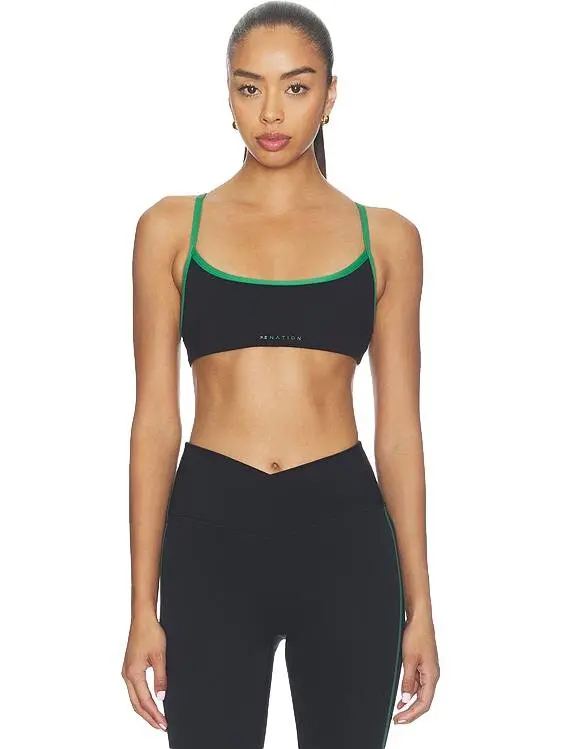 P.E Nation Reveal Sports Bra In Black - Amazon Black