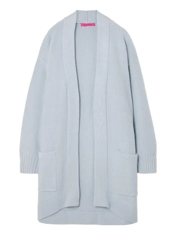 THE ELDER STATESMAN Oversized Cardigan - Light Blue