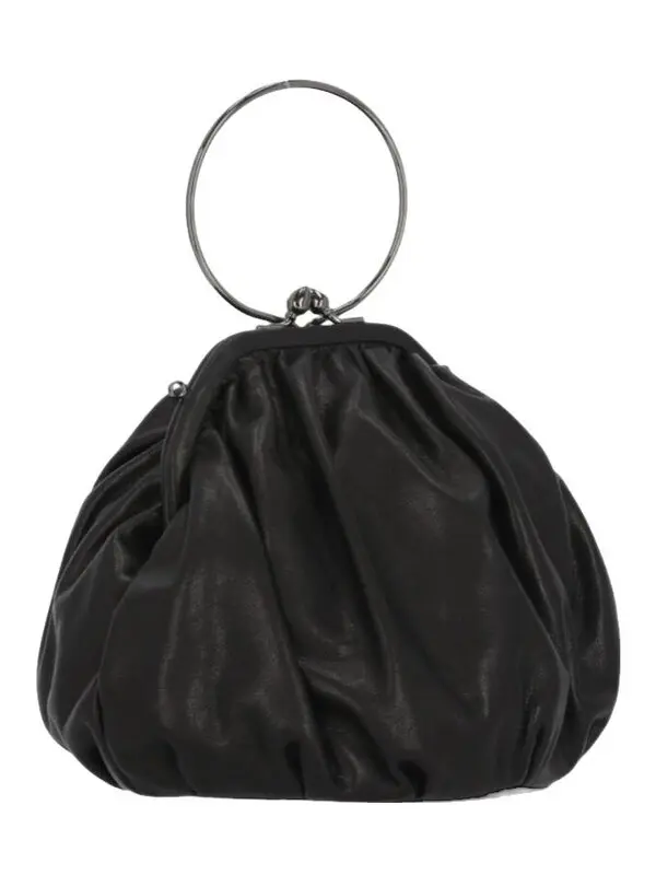 Yohji Yamamoto Top Handle Shoulder Bag - Black