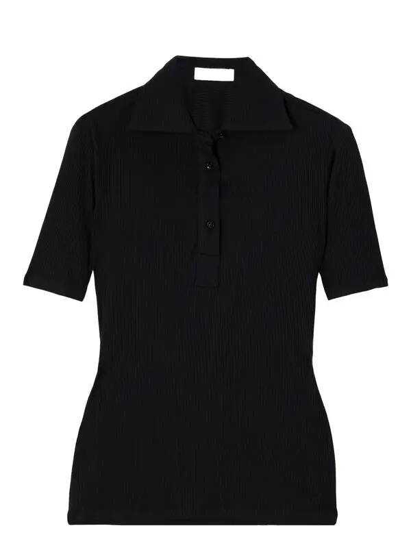 Giuliva Heritage Ribbed Modal And Silk-blend Jersey Polo Shirt - No