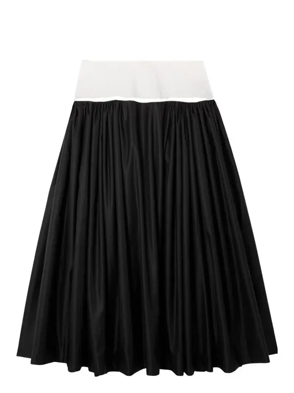 MOLLY GODDARD Color-block High-waisted Skirt - No