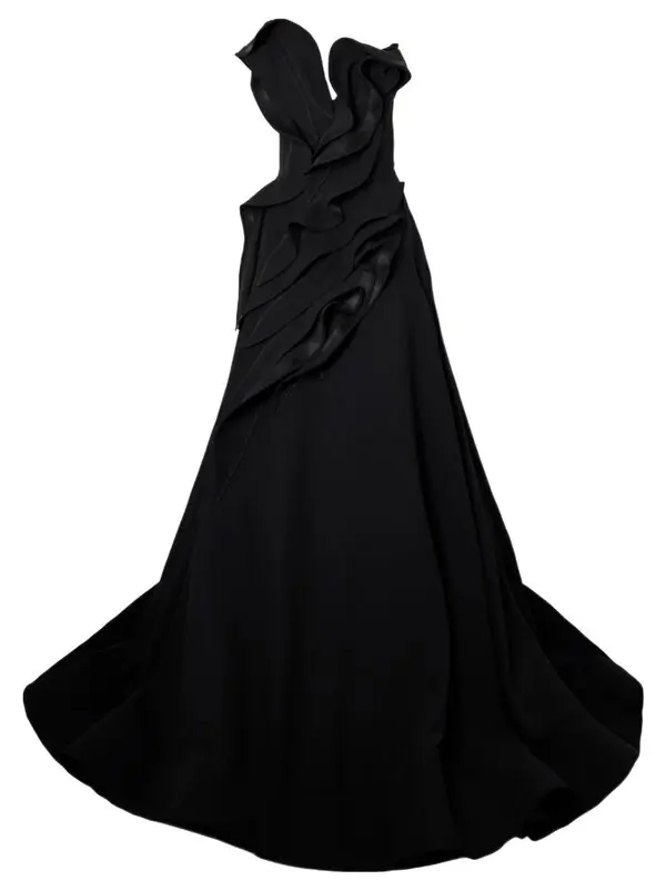 Maticevski Strapless Evening Gown - Black