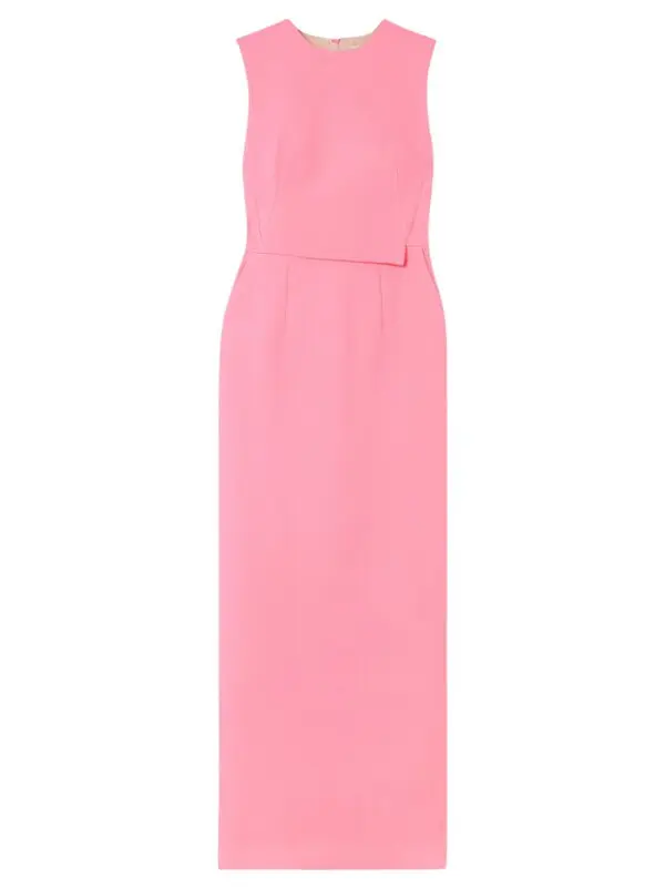 EMILIA WICKSTEAD Sleeveless Maxi Dress With Waist Flap Detail - Pink
