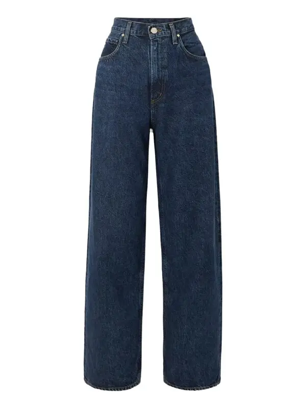 GOLDSIGN Vintage Style Loose-fit Jeans - Blue