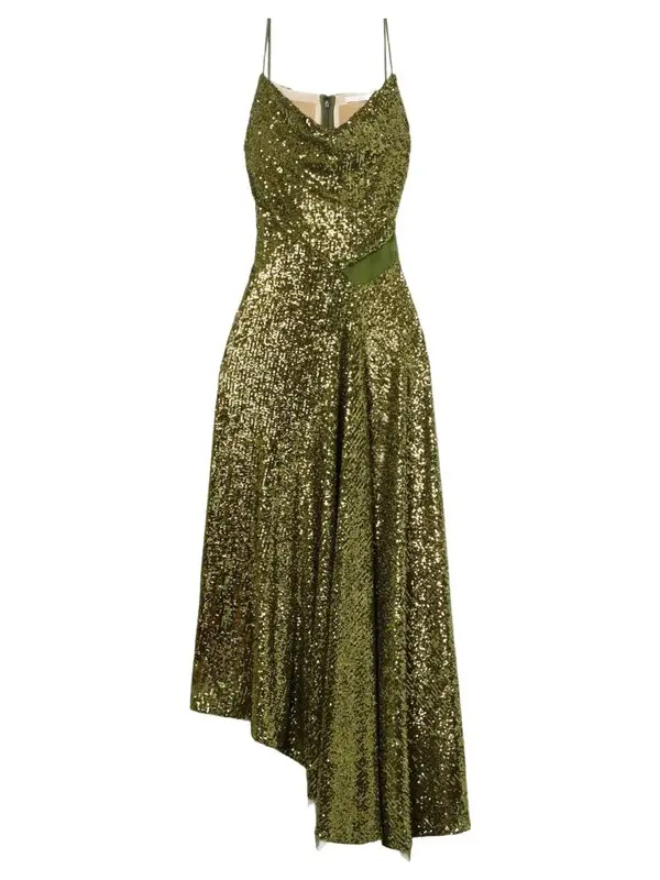 JASON WU Sequined Embellished Dress - Green