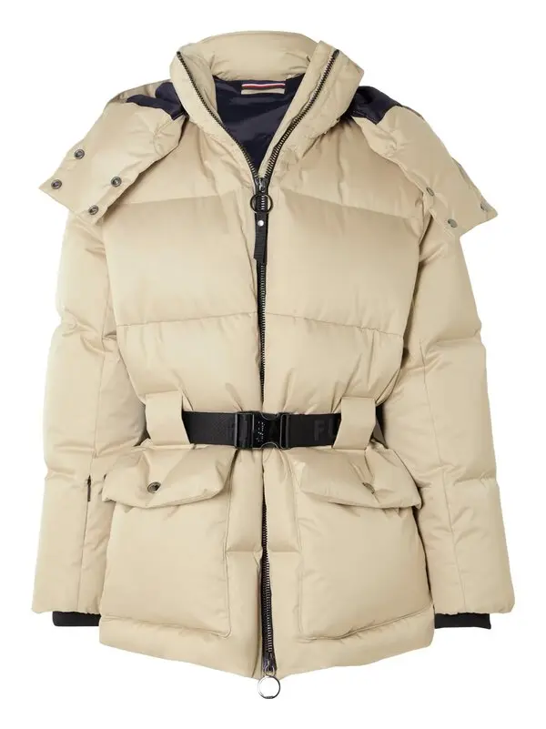 Fusalp Oria Belted Hooded Quilted Down Ski Jacket - No