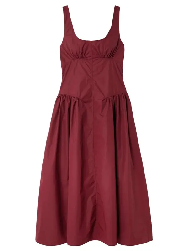 Proenza Schouler Paneled Midi Dress - Red