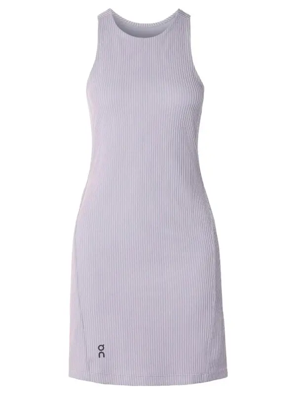 On Ribbed Recycled Stretch Mini Dress - No