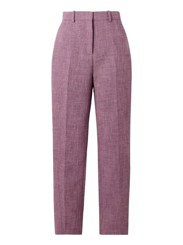 Calvin Klein Mélange Cotton-blend Skinny Pants - No