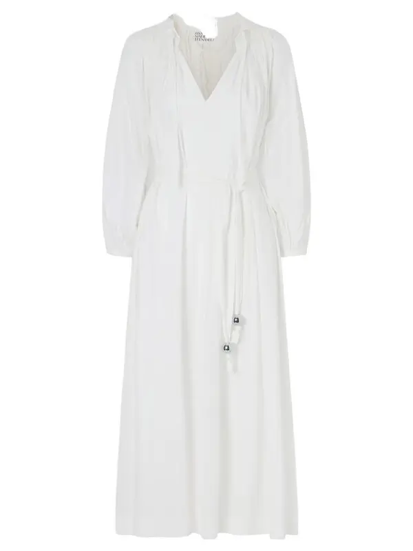Lisa Marie Fernandez Embellished Cotton-voile Midi Dress - No