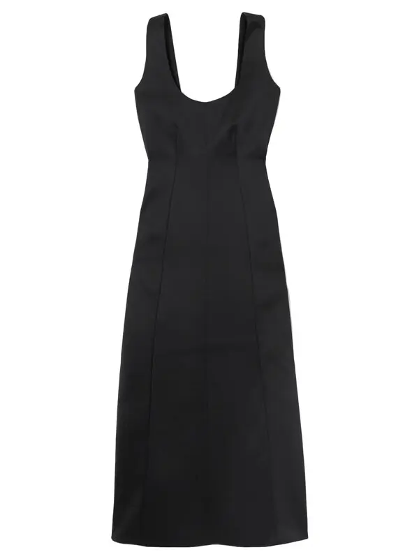 Proenza Schouler Isabelle Paneled Midi Dress - Black