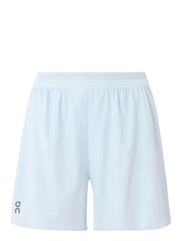 On Stretch Recycled Shorts With Built-in Layer - No