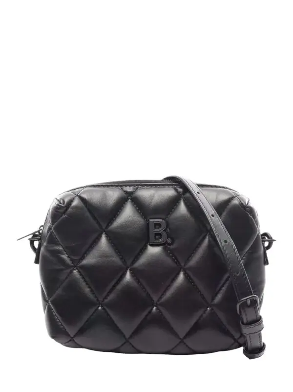 Balenciaga Quilted Leather Camera Bag - Black