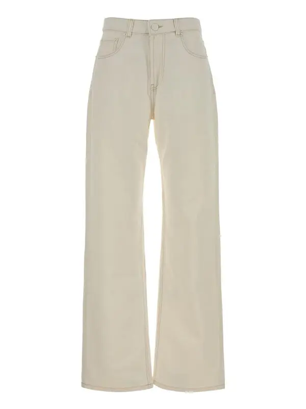 AMI Paris Denim Jeans - White