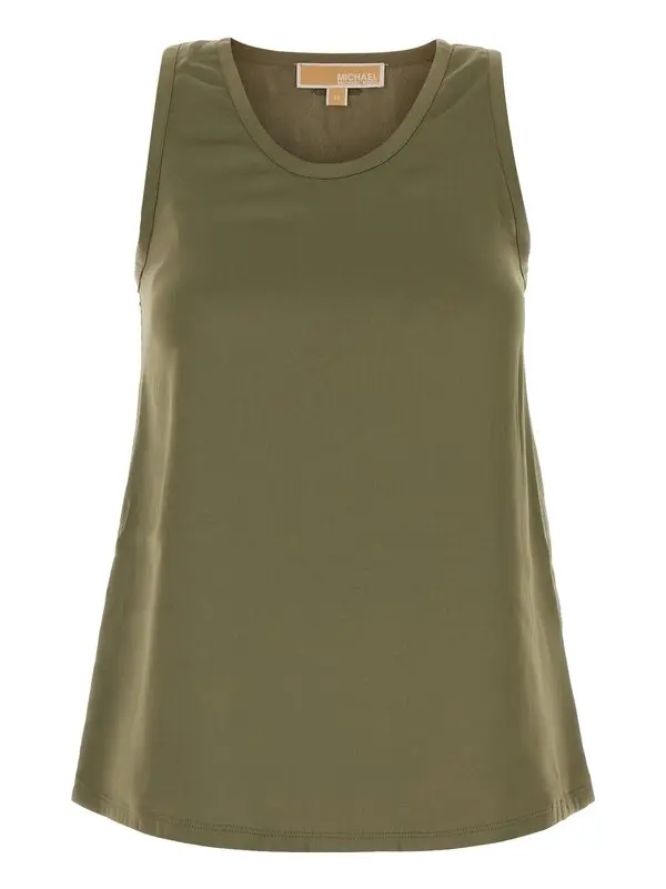 Michael Kors Satin Tank Top - Green