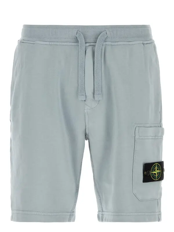 Stone Island Cotton Bermuda Shorts - Blue