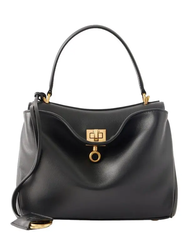 Balenciaga Rodeo Mini Leather Tote - Black