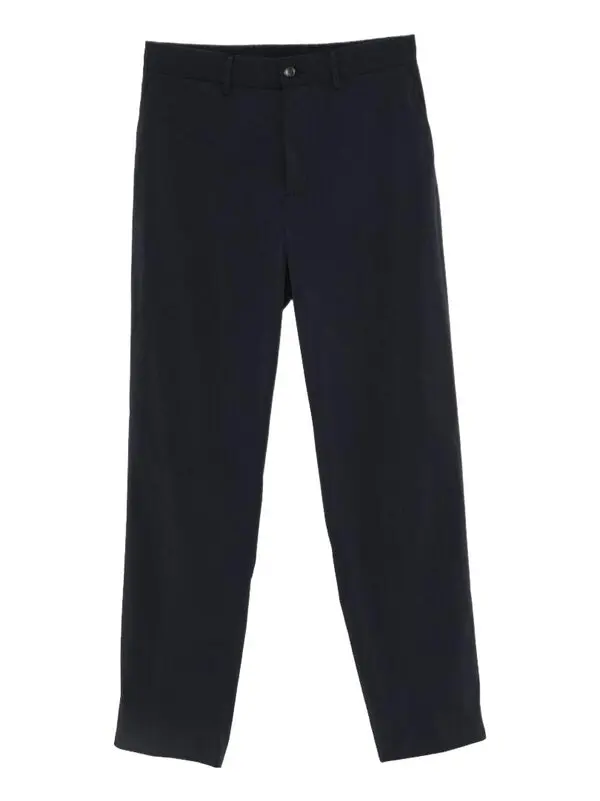 Emporio Armani Elasticated-waistband Trousers - Blue