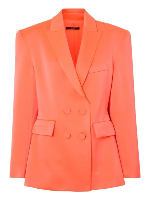 Alex Perry Shiny Satin Blazer - No