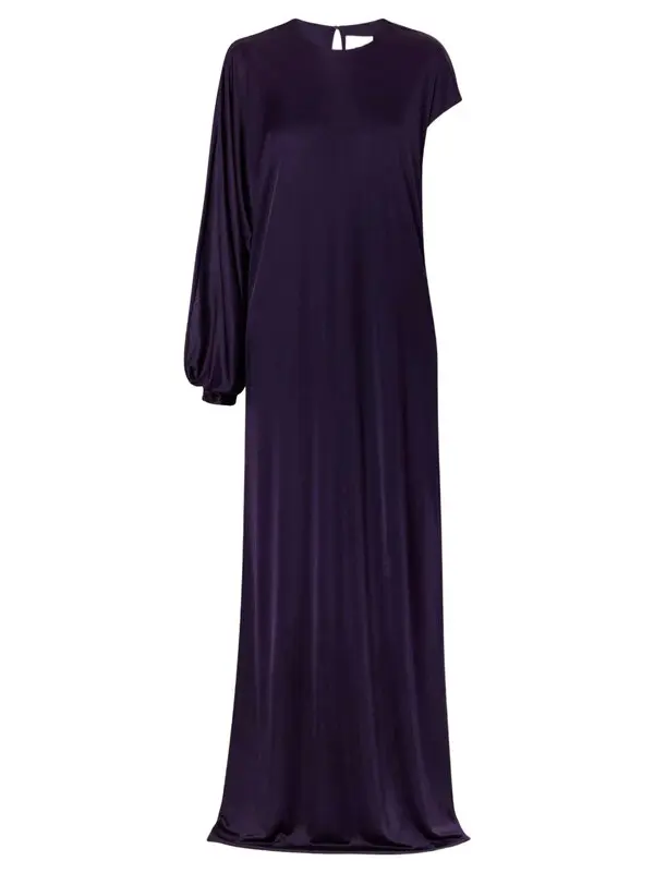 Galvan Roman Asymmetric Jersey Gown - No