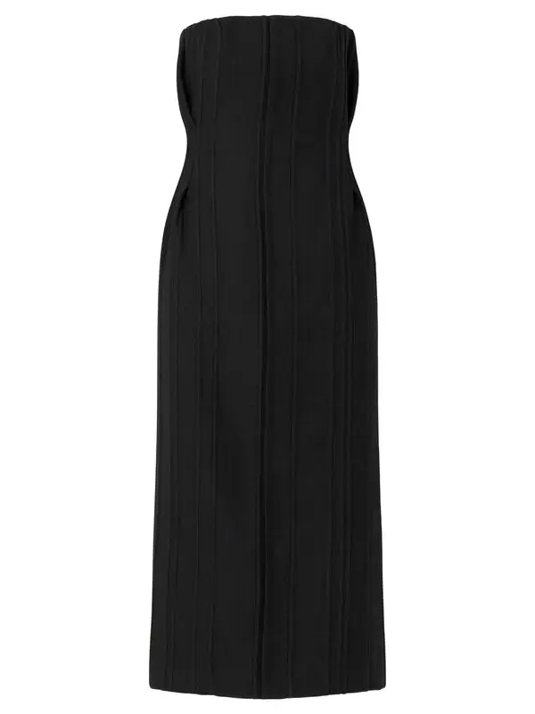 Calvin Klein Bodycon Wool Dress - Black