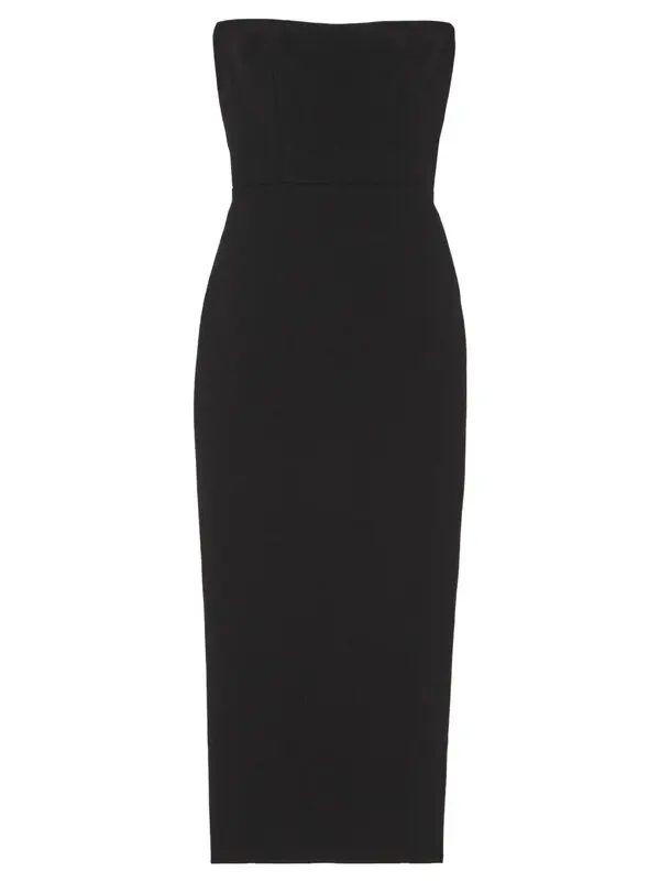 Alex Perry Callan Strapless Crepe Midi Dress - No