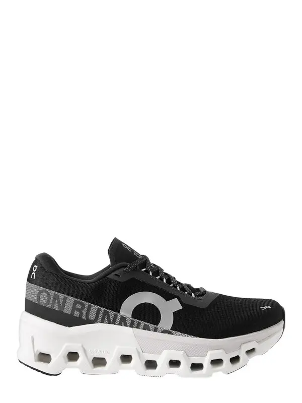 On Cloudmonster 2 Breathable Mesh Sneakers - Black
