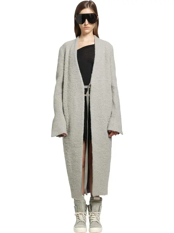 Rick Owens Tower Soft Cyclops Coat - Grey