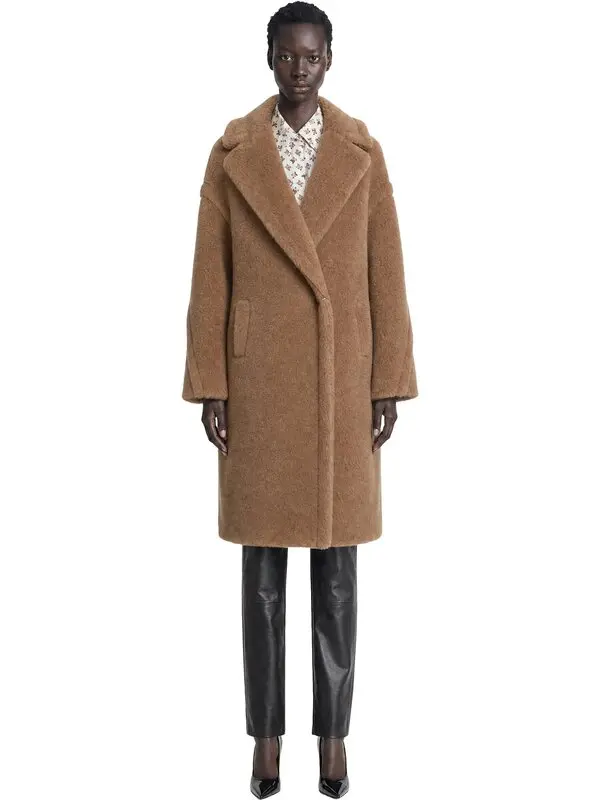 Max Mara Teddy Long Coat - Beige