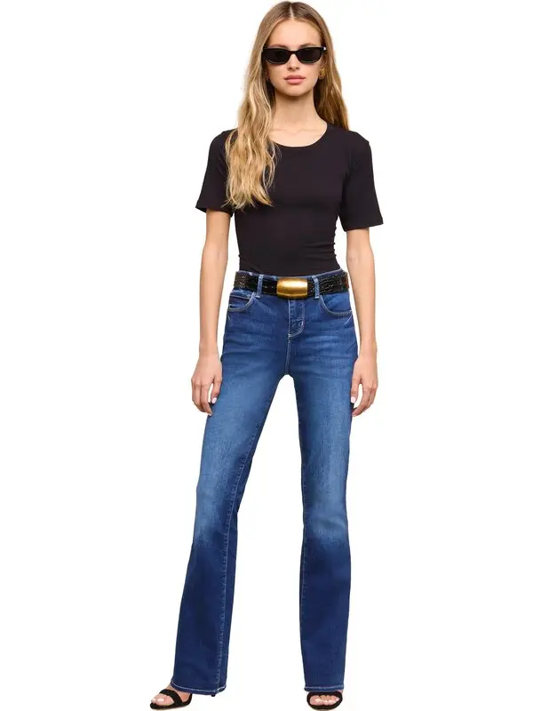 L'Agence Petite Selma Bootcut Jeans - Multicolor