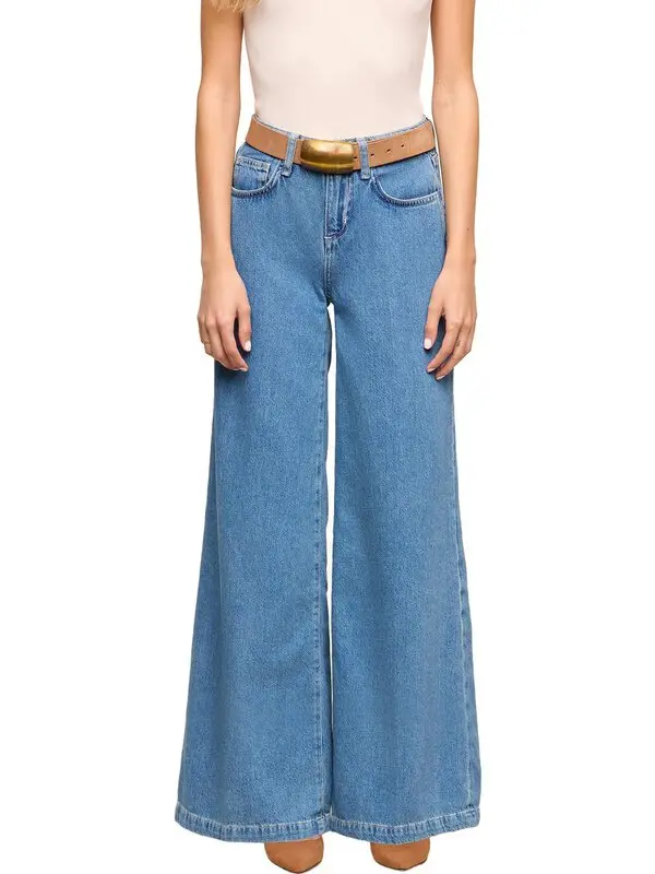 L'Agence Petite Quincy Wide-leg Jean - Wilton