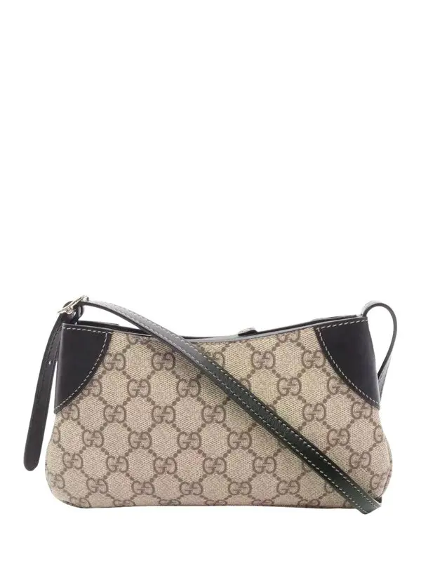 Gucci Small Gg Supreme Monogram Shoulder Bag - Neutrals