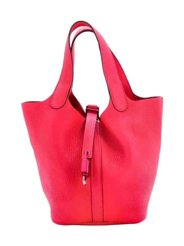 Hermès Clemence Pm Bucket Bag - Pink
