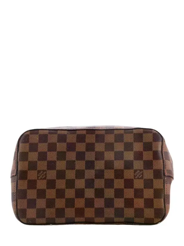 LOUIS VUITTON Damier Mm Bucket Bag With Leather Trim - Pink