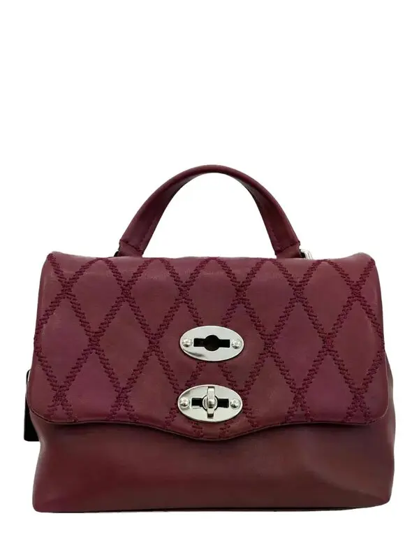 ZANELLATO Baby Postina Tote Bag With Stud Embellishments - Red